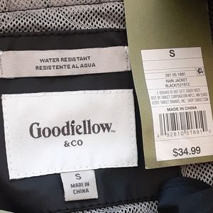Goodfellow & Co | Jackets & Coats | Mens Rain Jacket Windbreaker Water ...